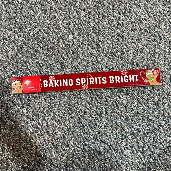 Greenbrier | Holiday | Two Sided Sign Eat Drink Be Merry Baking Spirits ...